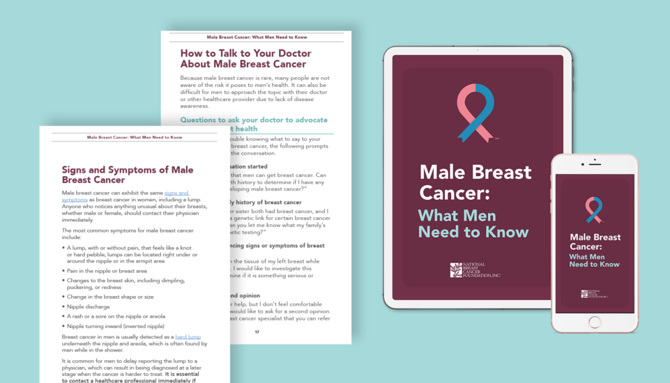 Male Breast Cancer: What Men Need to Know eBook - National Breast ...