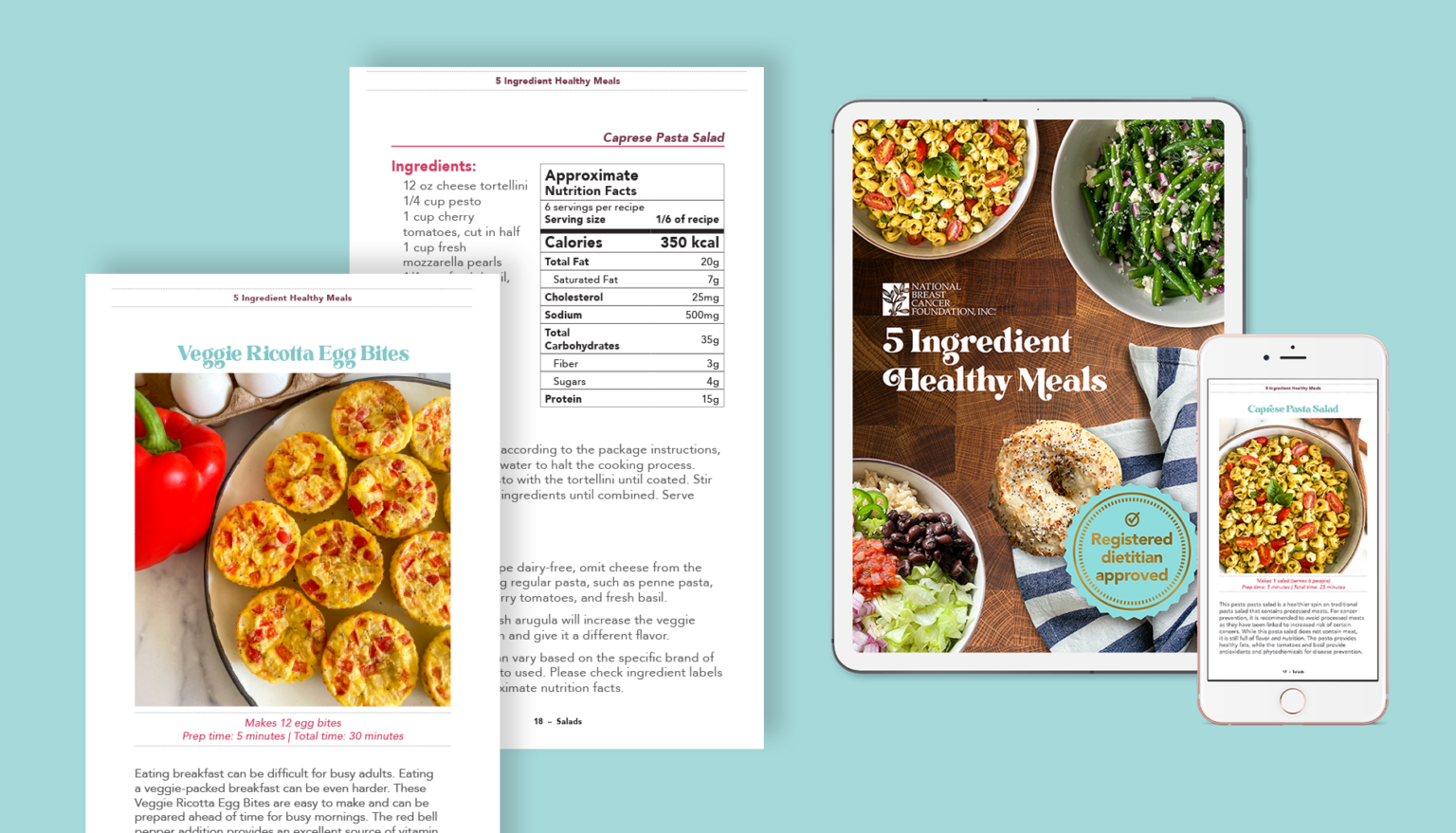 5 Ingredient Healthy Meals Cookbook - National Breast Cancer Foundation