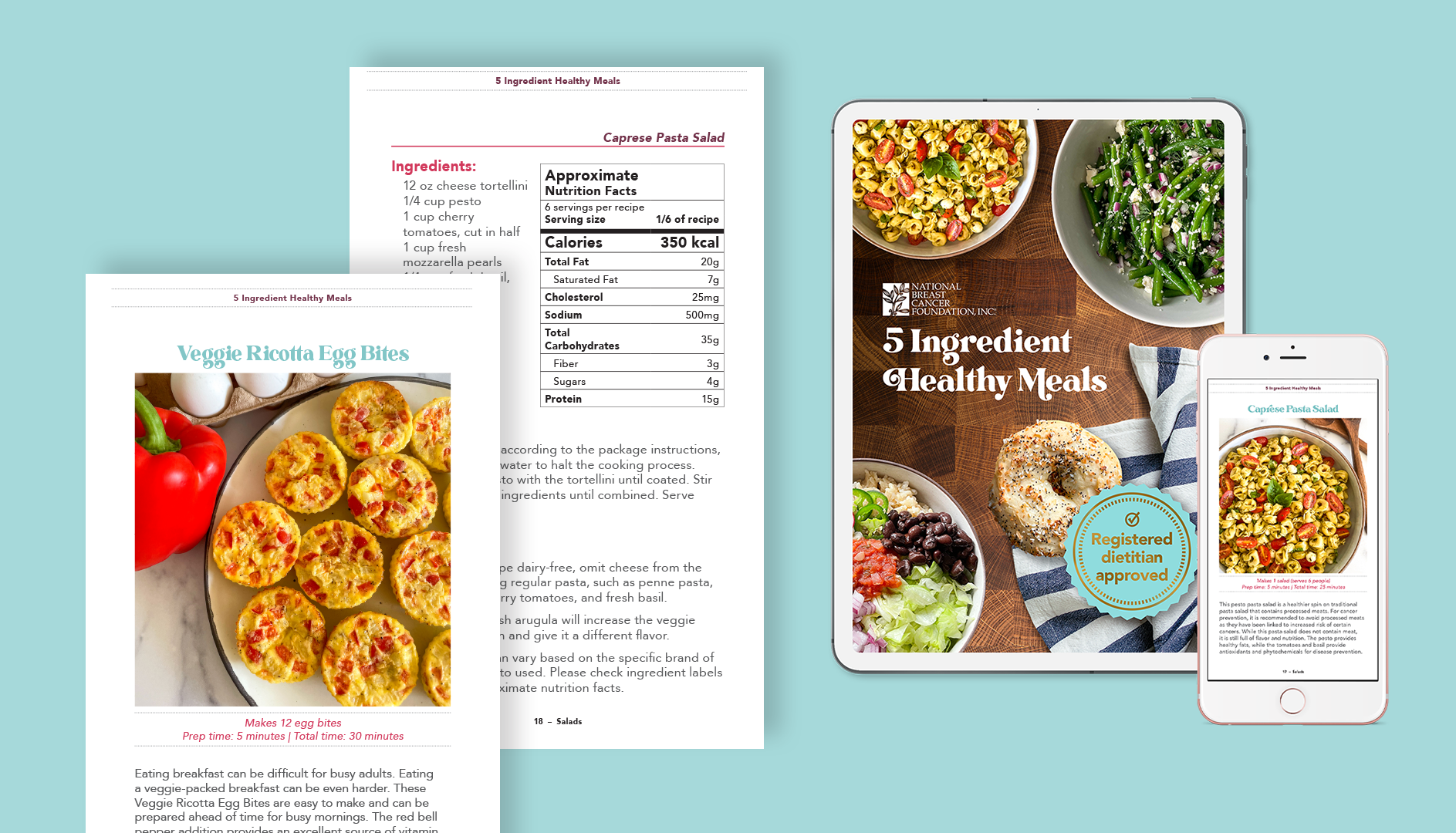 5 Ingredient Healthy Meals Cookbook - National Breast Cancer Foundation