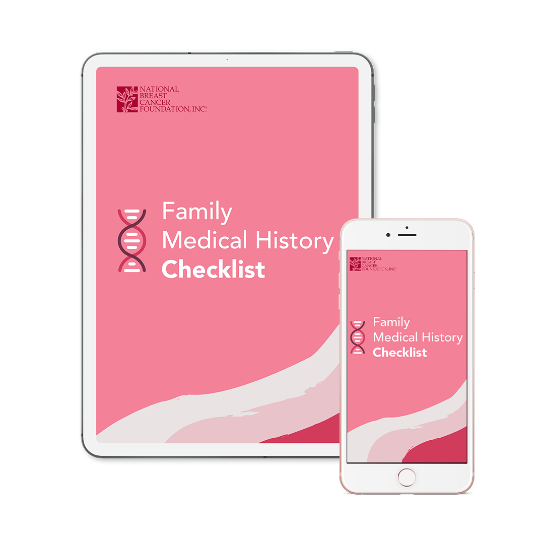 Family Medical History Checklist - National Breast Cancer Foundation